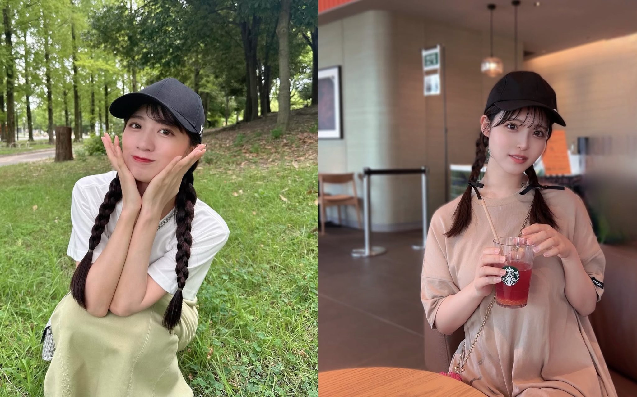 4 Hairstyles Inspired by Japanese Women when Wearing Baseball Caps ...